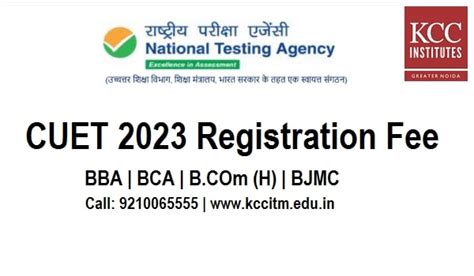 Cuet 2023 Exams Eligibility Application Fees Syllabus Results