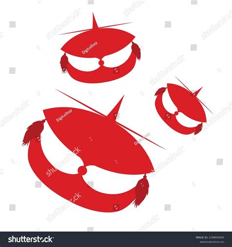 Vector Wau Bulan Malaysia On White Stock Vector Royalty Free
