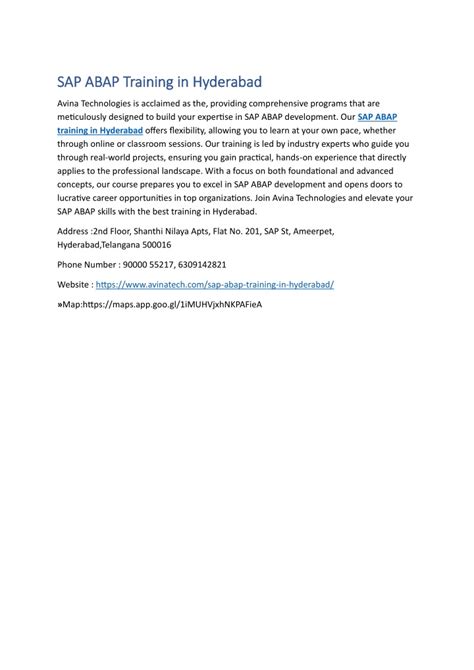 Ppt Sap Abap Training In Hyderabad Powerpoint Presentation Free Download Id14142317