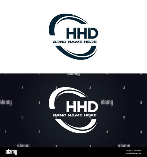 Hhd Logo H H D Design White Hhd Letter Hhd H H D Letter Logo Design