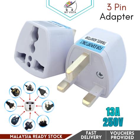 Pin Adapter Universal Travel Plug Malaysia China British Europe Converter Adaptor Socket