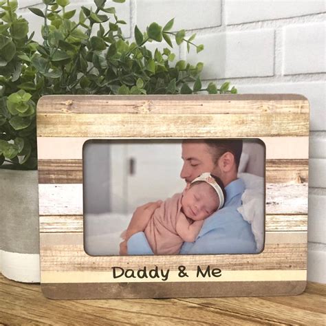 Cadre Personnalisé Papa Et Moi Cadre Fête Des Pères Cadeau Papa