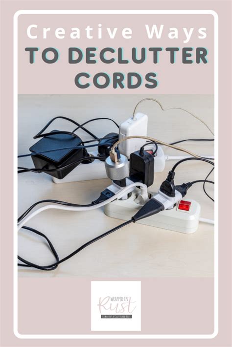 How To Hide Cord Clutter How To Life Tips Wrappedinrust Com