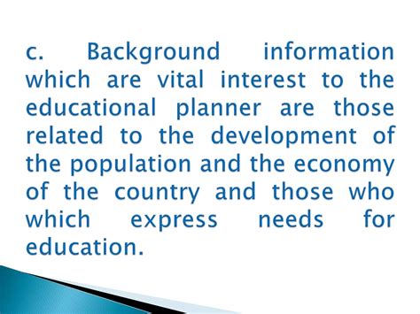 Basic Statistical Tools In Educational Planning Pptx