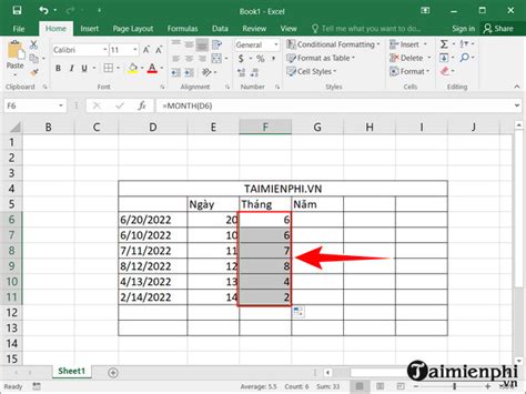 Efficiently Splitting Date Month And Year In Excel