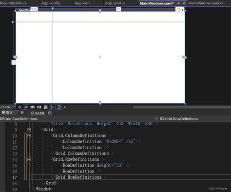 Wpf初级界面设计wpf 合同管理主页面 Csdn博客