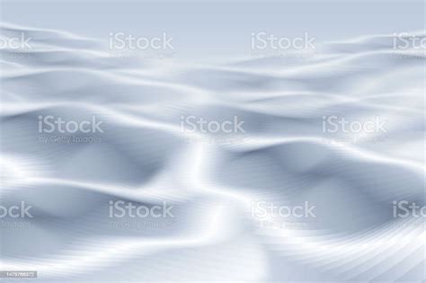 Smooth Undulating Lines Of Grey And White Abstract Texture Texture Background Stock Illustration