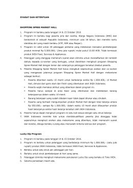 Syarat Dan Ketentuan