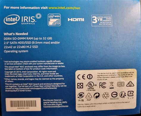 Intel NUC 6th Gen Computers Tech Desktops On Carousell