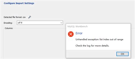 【已解决】mysql Workbench导入含中文的csv文件报错问题workbeech导入csv文件 Csdn博客