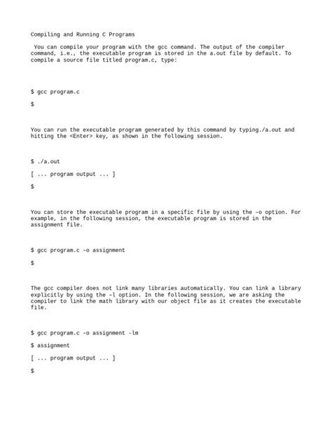 Gcc Command Pdf Gcc Command Pdf