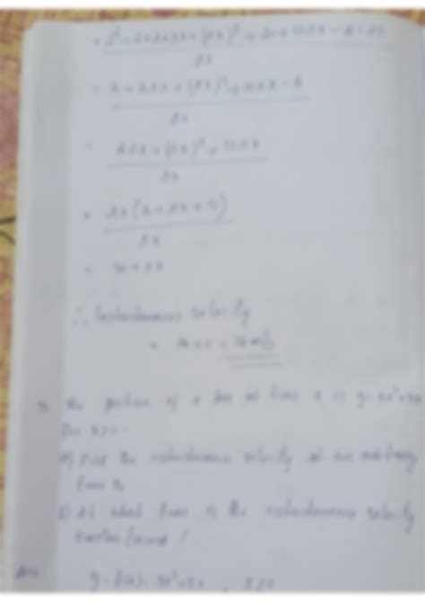 SOLUTION Limits And Derivative Studypool
