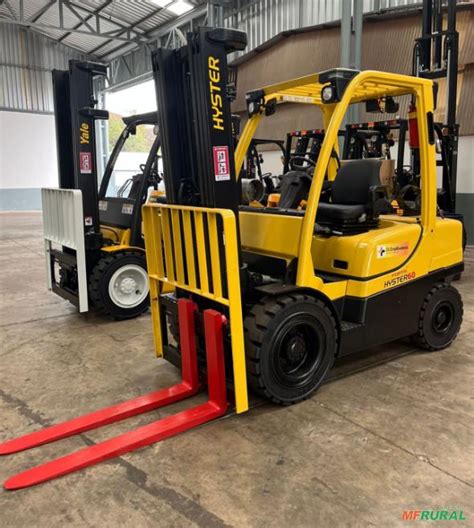 Empilhadeira Hyster Modelo H Ft Ano Torre Triplex Em