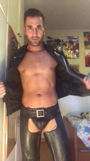 Good Looking Guy In Leather Chaps