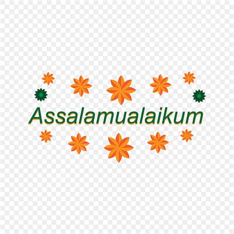 Islamic Greeting Card Vector Hd PNG Images Assalamu Alaikum Sticker