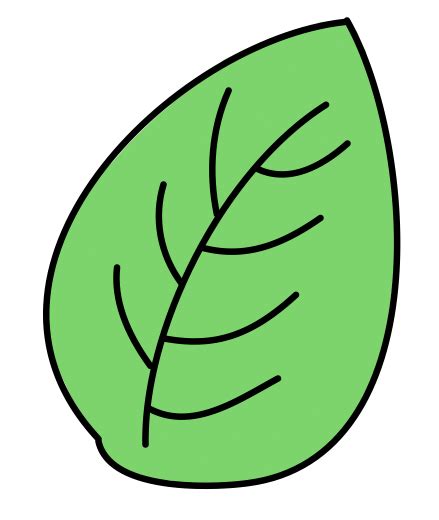 Green Leaf Stencil Art