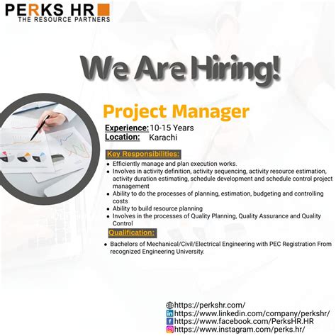 Perks Hr Pvt Ltd On Linkedin Hiringnow Projectmanager