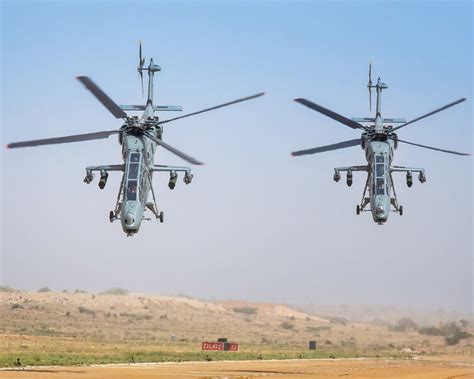 Iaf Inducts Indigenously Built Light Combat Helicopter