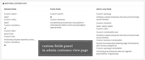 Advanced Custom Fields For Prestashop By Inno Mods CodeCanyon
