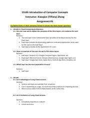 Homework5 Solution 1 Pdf CS105 Introduction Of Computer Concepts