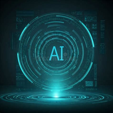 Digital Mind: Abstract AI. Artificial Intelligence. Neural Network. Futuristic Technology. Mind ...