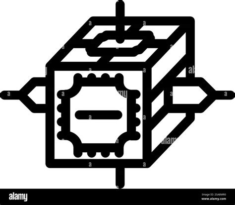 Research Team Space Exploration Line Icon Vector Research Team Space