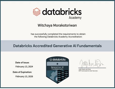 Databricks Databrickslearning Databrickscertified Genai Ai