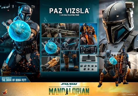 Opened Box Фигурка Hot Toys Star Wars The Mandalorian Paz Vizsla