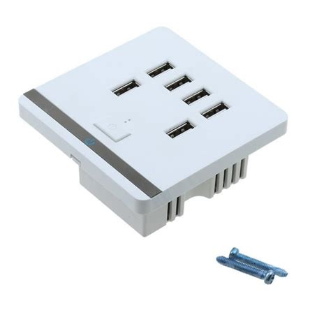 Panel De Licencia De Pared Enchufe De Corriente De Usb Interruptor 34a