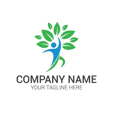 Modern Human Health Wellness Logo Design 21920807 Vector Art At Vecteezy