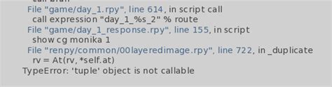Issue With Layeredimages `at` · Issue 3942 · Renpyrenpy · Github