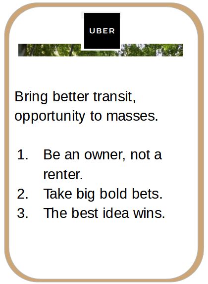 Uber Core Values Core Values Company Core Values Core