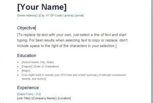 Free Project Manager Resume Templates Word PDF Excel TMP