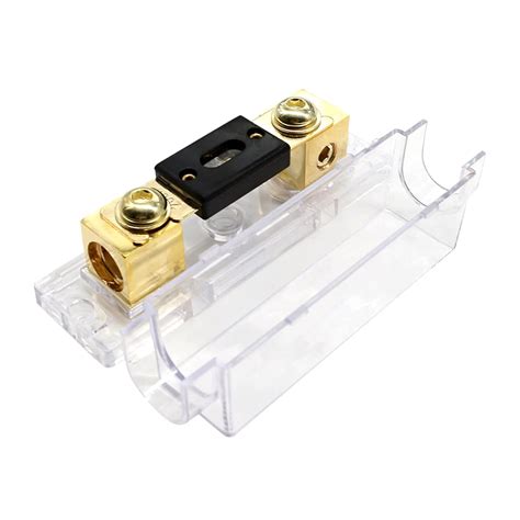 Soporte de fusibles ANL paquete de fusibles de amperios de audio para automóvil bloque