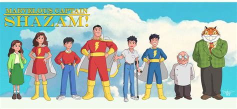 Shazam Капитан Марвел ШАЗАМ Билли Бэтсон Dc Comics
