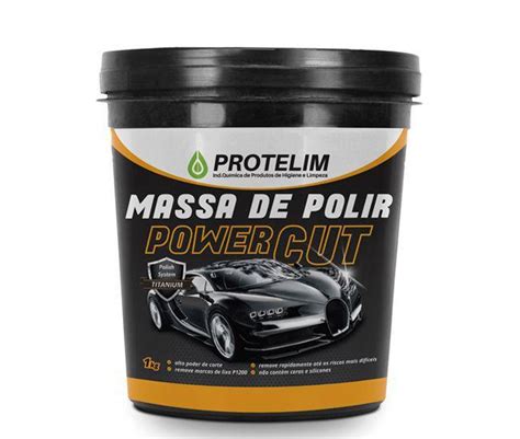 Power Cut Massa De Polir Automotivo Protelim 1Kg Polimento Automotivo