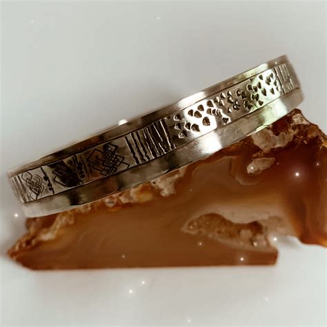 Sterling Silver Bangle With Abstract Design Sue Woledge Contact