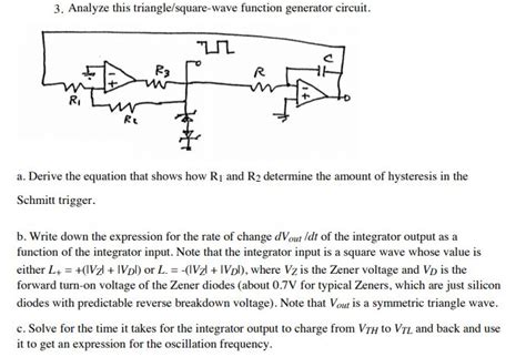 Solved Analyze This Triangle Square Wave Function Chegg