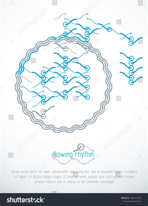 Futuristic Vector Technology Background Abstract Wavy Stock Vector Royalty Free 1067213792