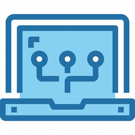 computer connect labtop network technology icon download on