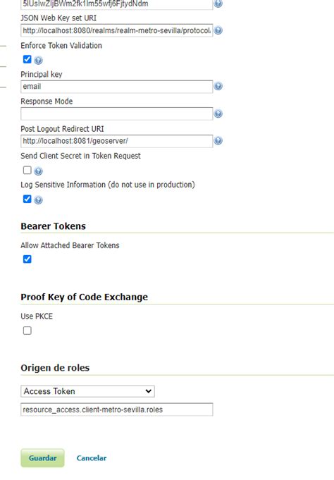 Authentication Geoserver Openid Access Token With Keycloak And Getting 403 Error Geographic