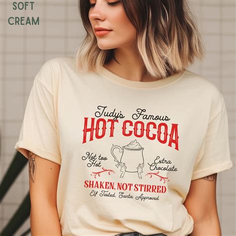 Judys Hot Cocoa Shirt Shaken Not Stirred The Santa Clause Etsy