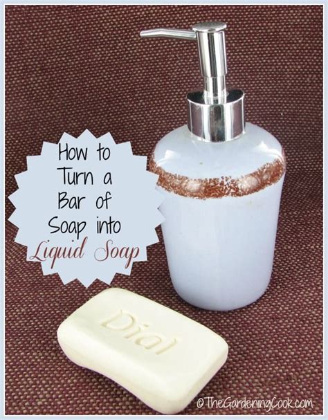 DIY Liquid Soap Easy Homemade Recipe