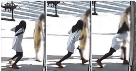 Video Police Search For Woman Who Randomly Shoved 2 Year Old To The