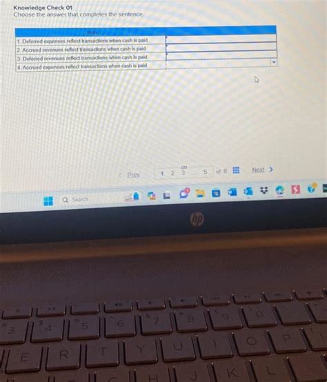 Solved Knowledge Check 01 Choose The Answer That Completes