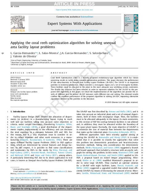 Pdf Applying The Coral Reefs Optimization Algorithm For Solving