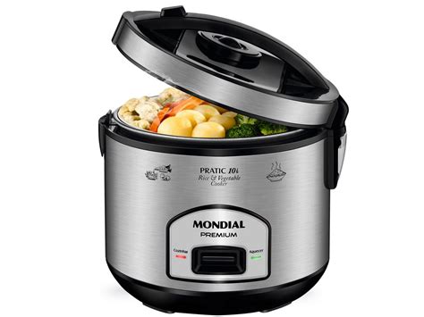 Panela Elétrica De Arroz Mondial Pratic Rice 10i Pe 42 10x 700w 10 Xícaras