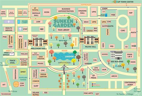 Village A Up Diliman Map