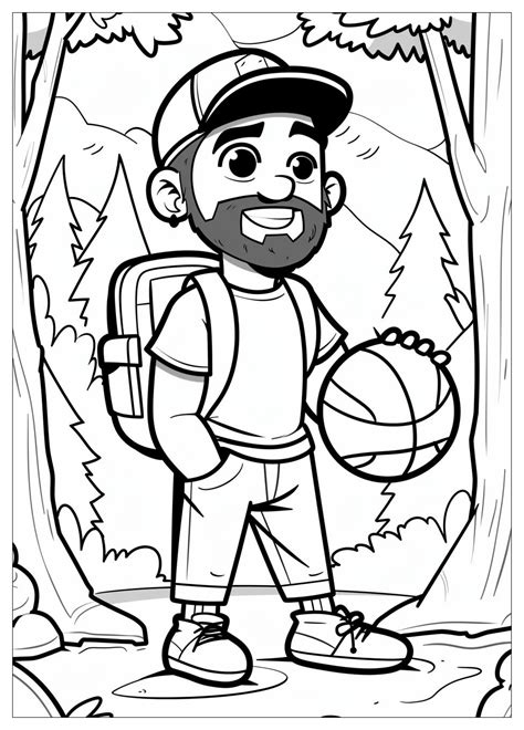 Dude Perfect Coloring Pages Color Your Way Into Dude Perfect Fun