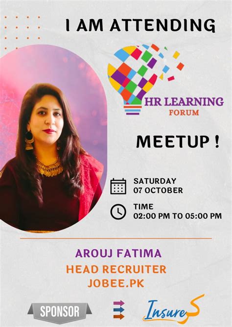 Arouj Fatima On Linkedin Hr Learningforum Networking